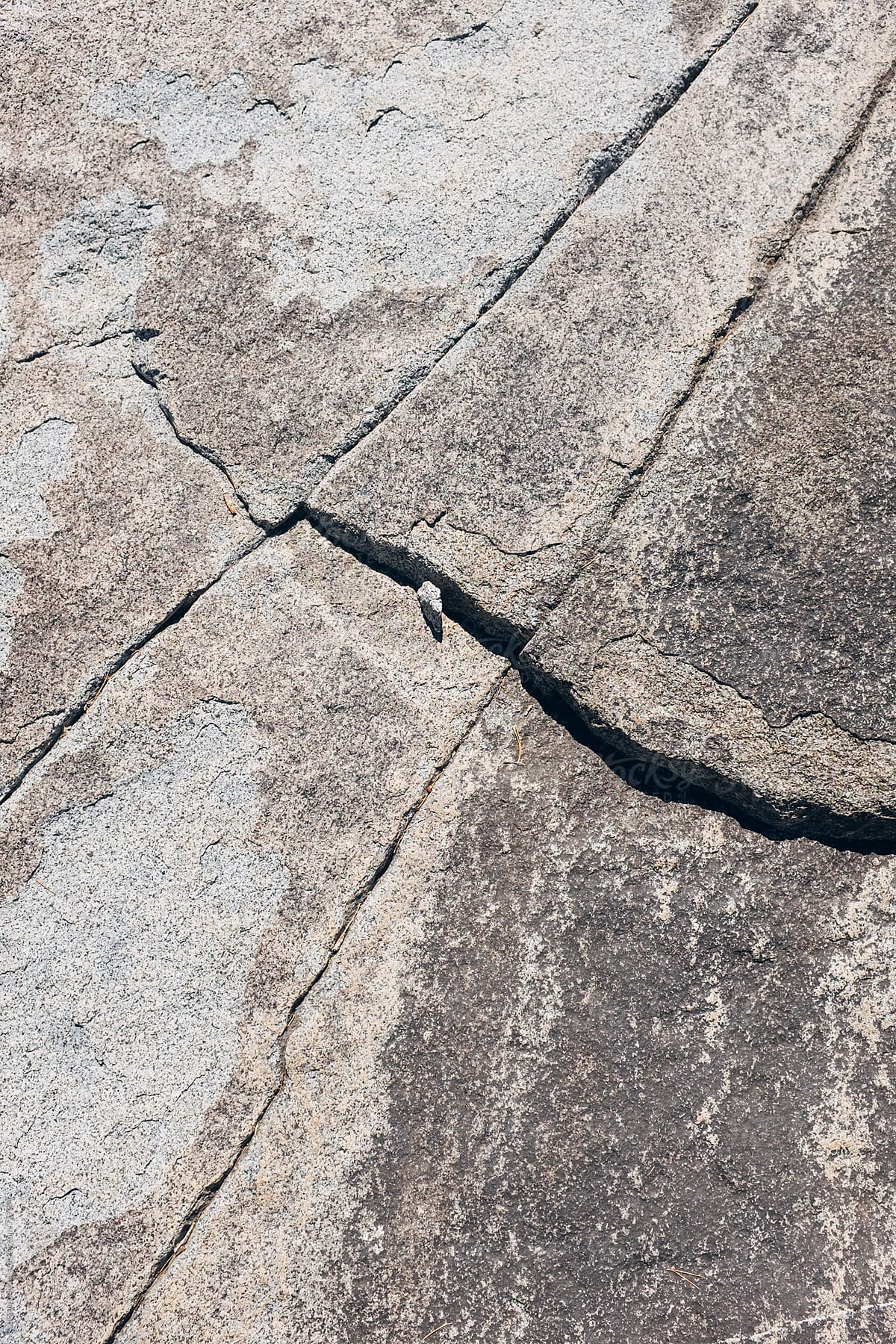 "Detail Of Granite Rock And Fractures, High Sierra, CA" by Stocksy ...