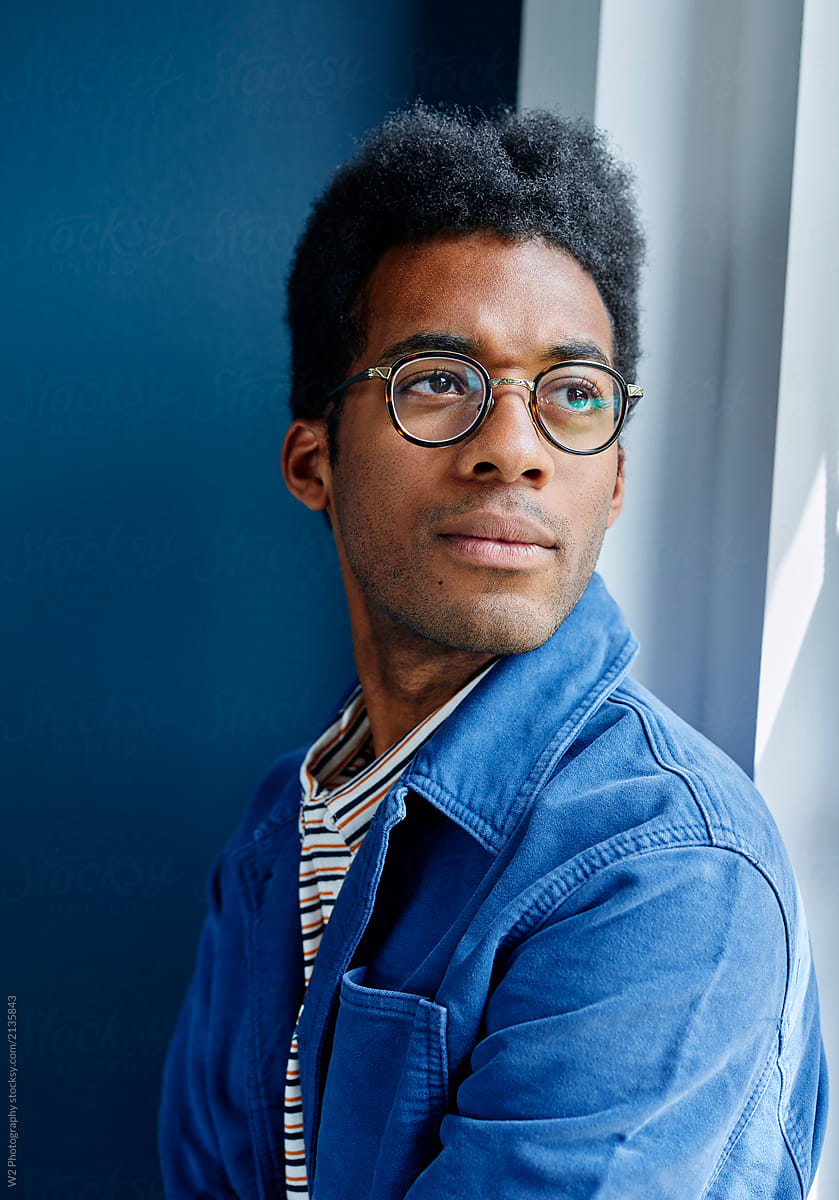 "Portrait Of A Young Black Artist." by Stocksy Contributor "W2 ...