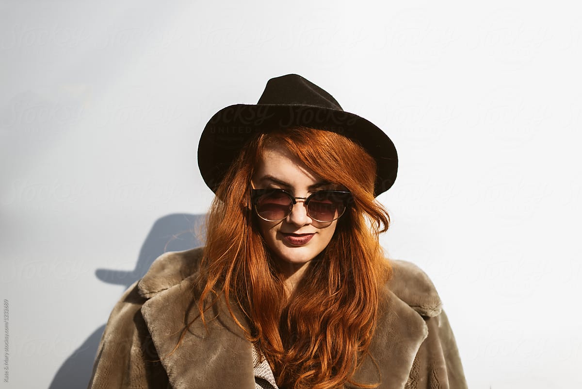 "Portrait Of Ginger Woman" by Stocksy Contributor "Twenty Eight" - Stocksy