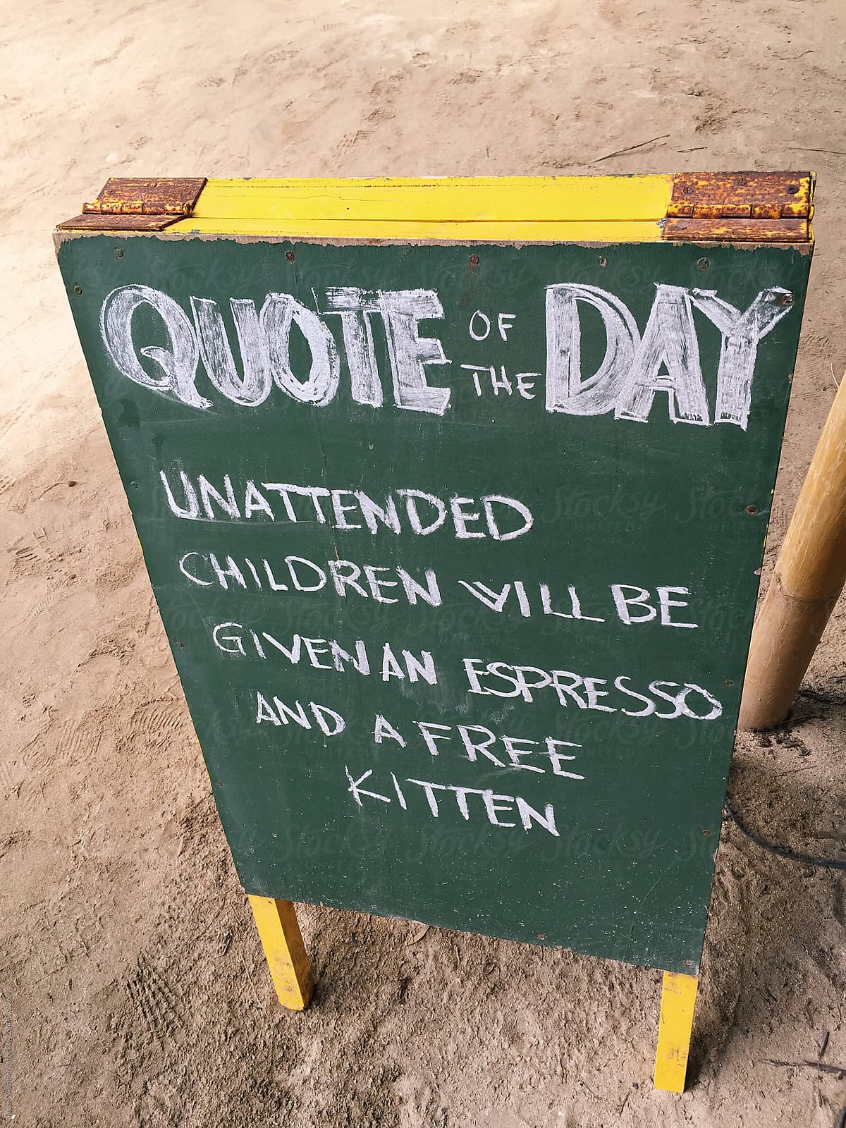 "Quote Of The Day" by Stocksy Contributor "Jesse Weinberg" - Stocksy