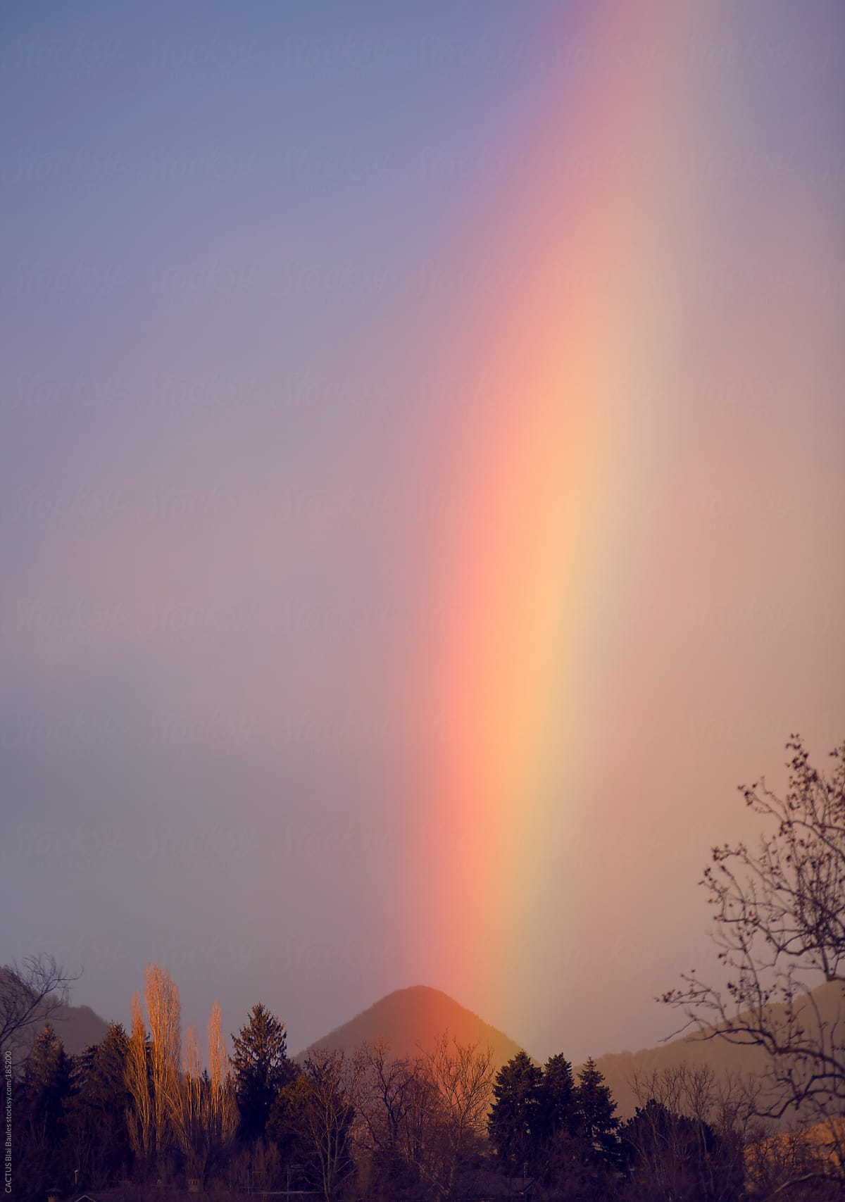 "Colorful Rainbow Between The Earth And The Sky" by Stocksy Contributor ...