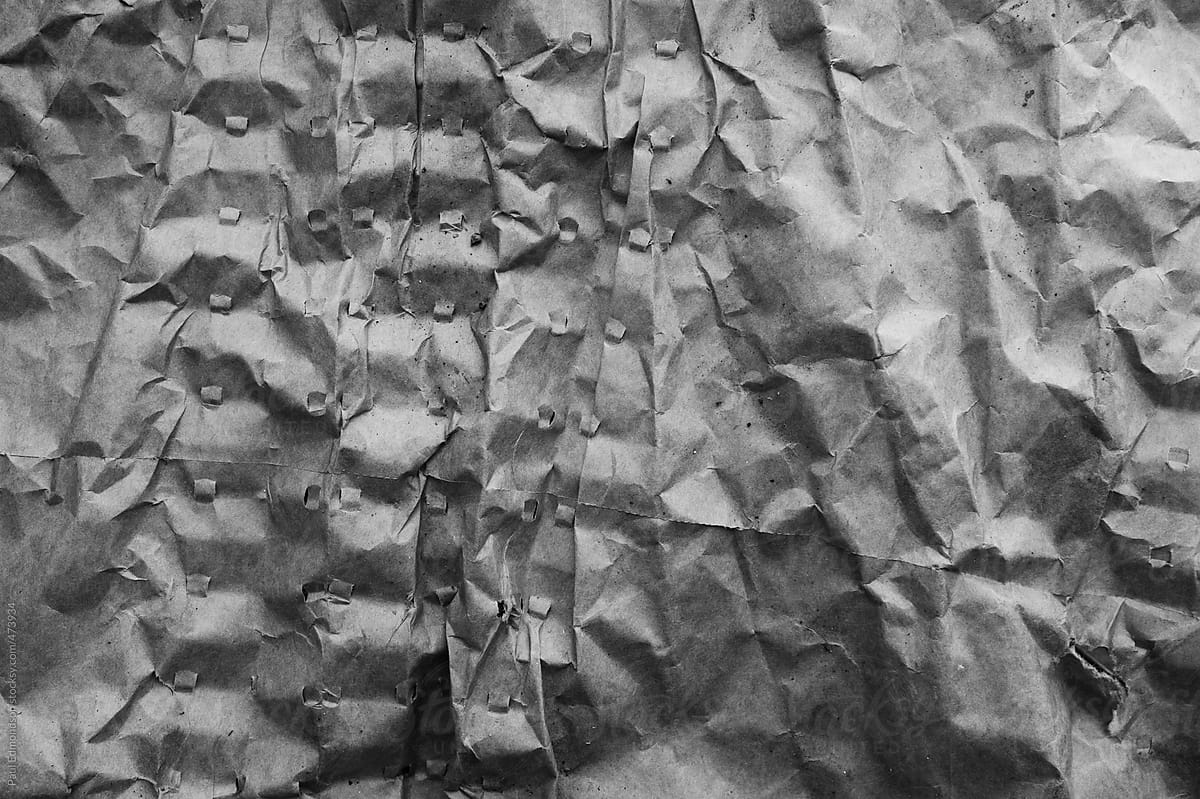 "Detail Of Crumpled Paper" by Stocksy Contributor "Rialto Images" - Stocksy