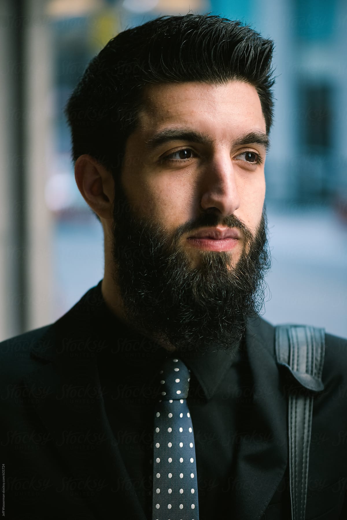 "Headshot Portrait Of Young Hip Businessman In Suit" by Stocksy ...