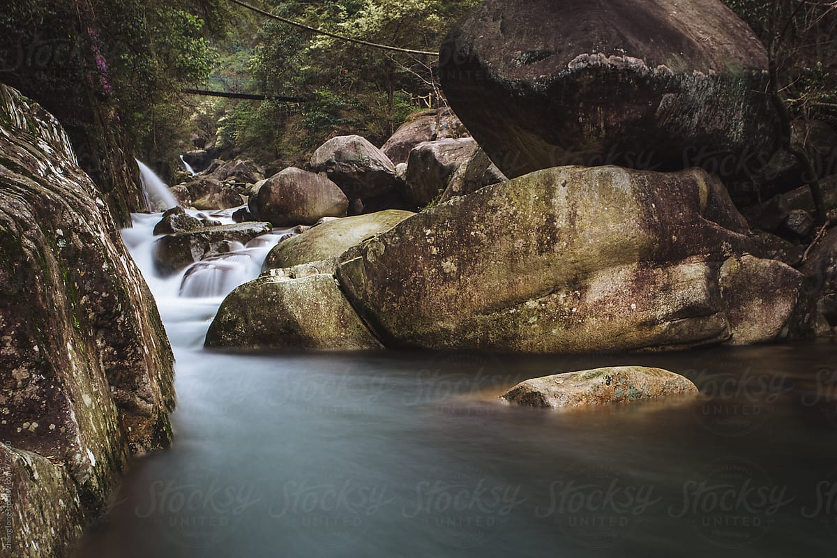 "Mountain Stream,Jiangxi,China" by Stocksy Contributor "Zheng Long ...