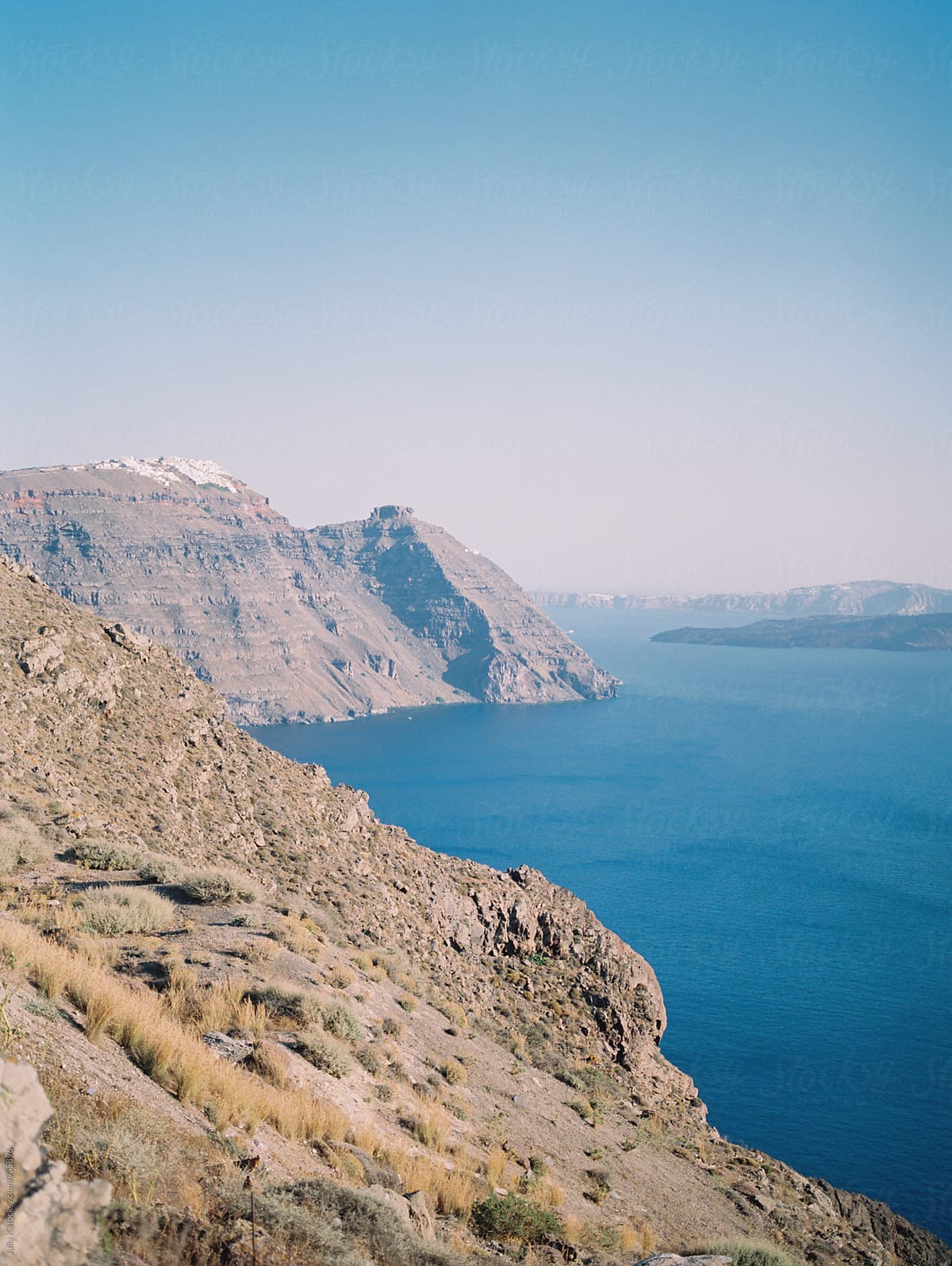 "Landscape In Santorini, Greece" by Stocksy Contributor "Julia K" - Stocksy