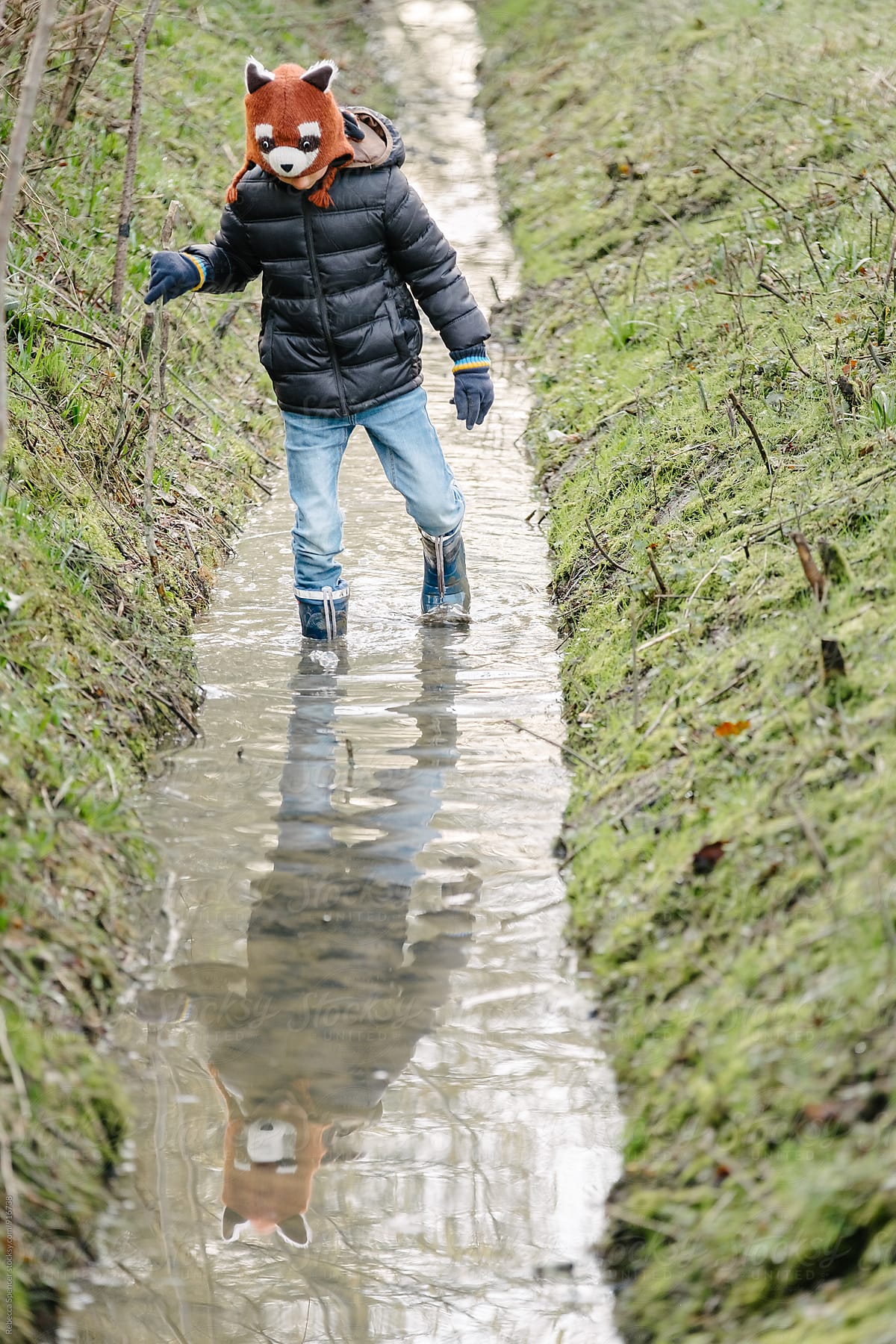 "Boy Looks At His Reflection In The Water" by Stocksy Contributor ...