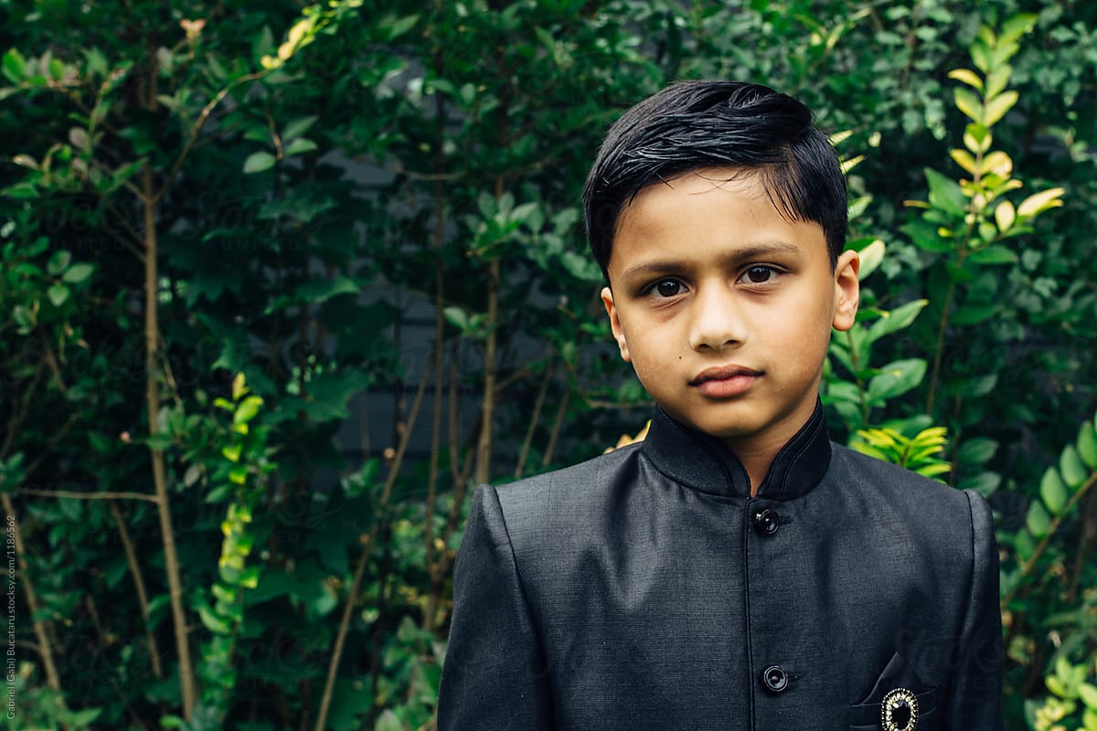 "Smiling Indian Boy Wearing A Traditional Outfit" by Stocksy ...