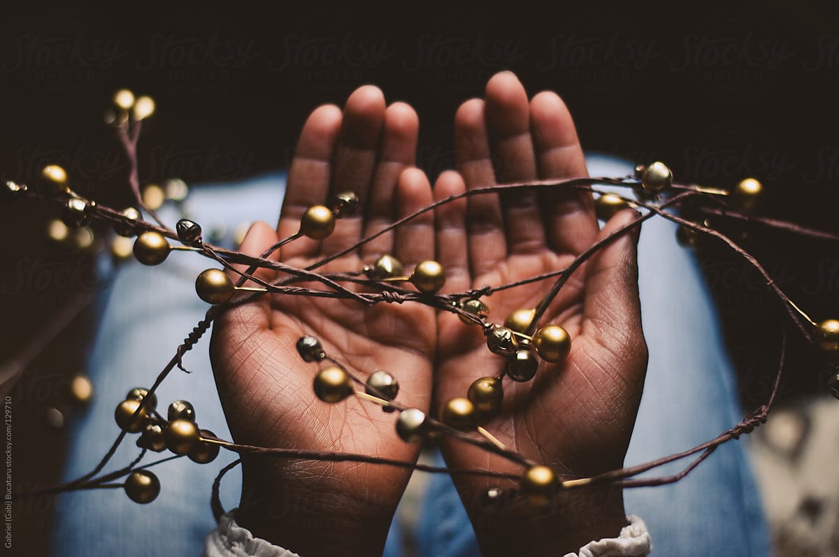 "Hands With Christmas Decorations" by Stocksy Contributor "Gabi ...
