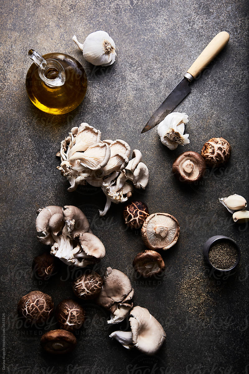 "Still Life Of Mushroom Variety" by Stocksy Contributor "Darina Kopcok ...