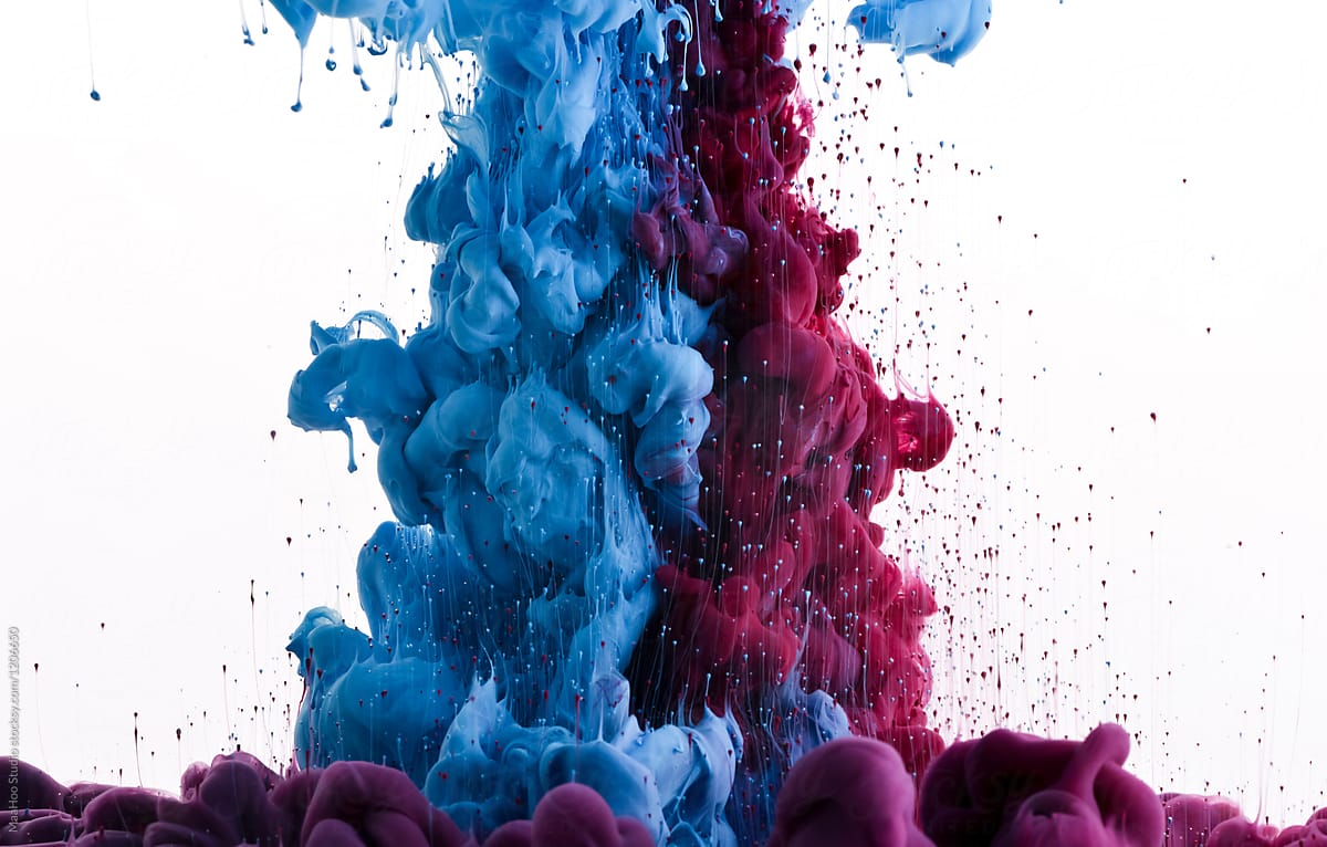 "Colorful Paint In Water" by Stocksy Contributor "MaaHoo" - Stocksy