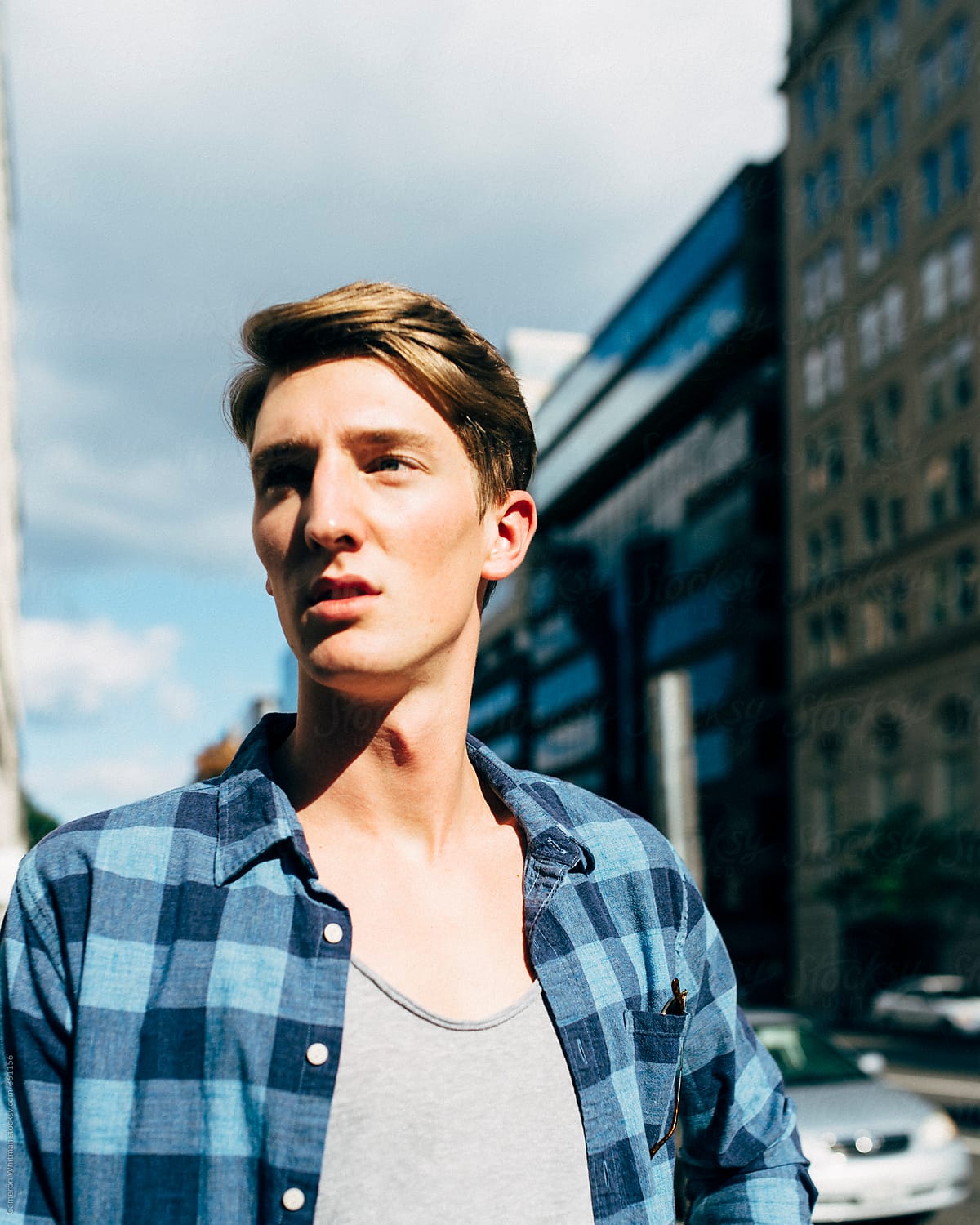 "Man Lost In The City" by Stocksy Contributor "CWP, LLC" - Stocksy