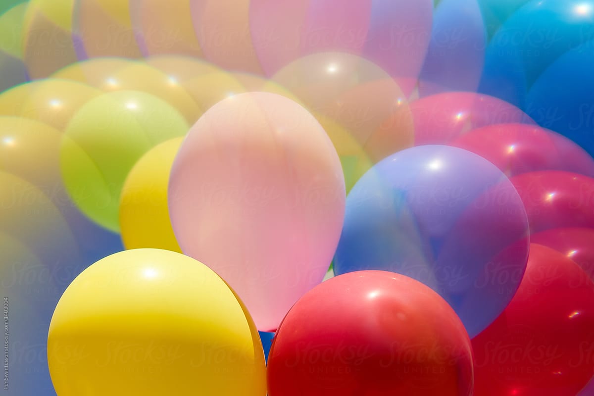 "Closeup Of Balloons Through Prism" by Stocksy Contributor "PER Images ...