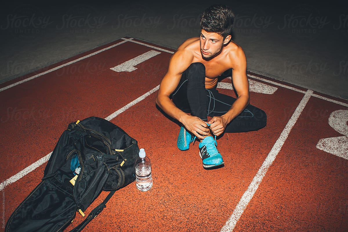 "Late Night Workout." by Stocksy Contributor "Studio Firma" - Stocksy