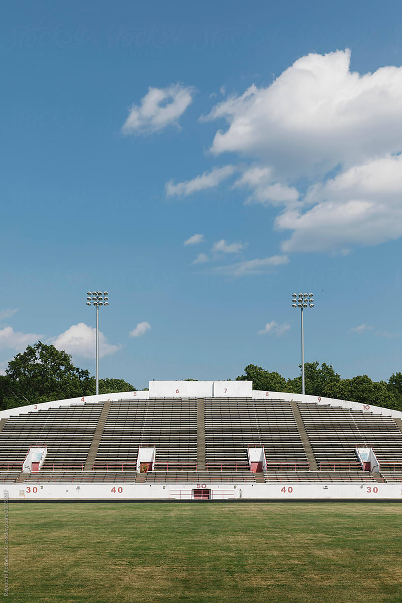 "Empty Stadium Landscape" by Stocksy Contributor "Raymond Forbes LLC ...