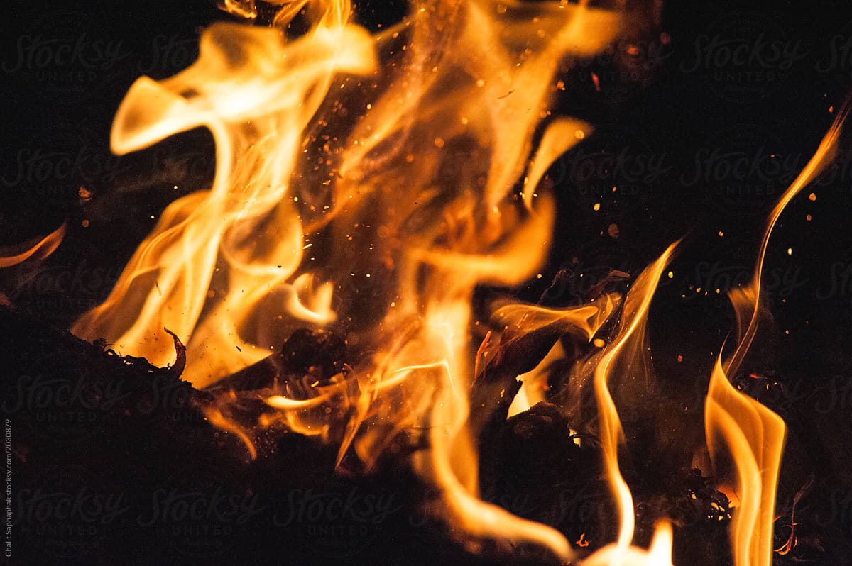 "Fire Texture" by Stocksy Contributor "Chalit Saphaphak" - Stocksy