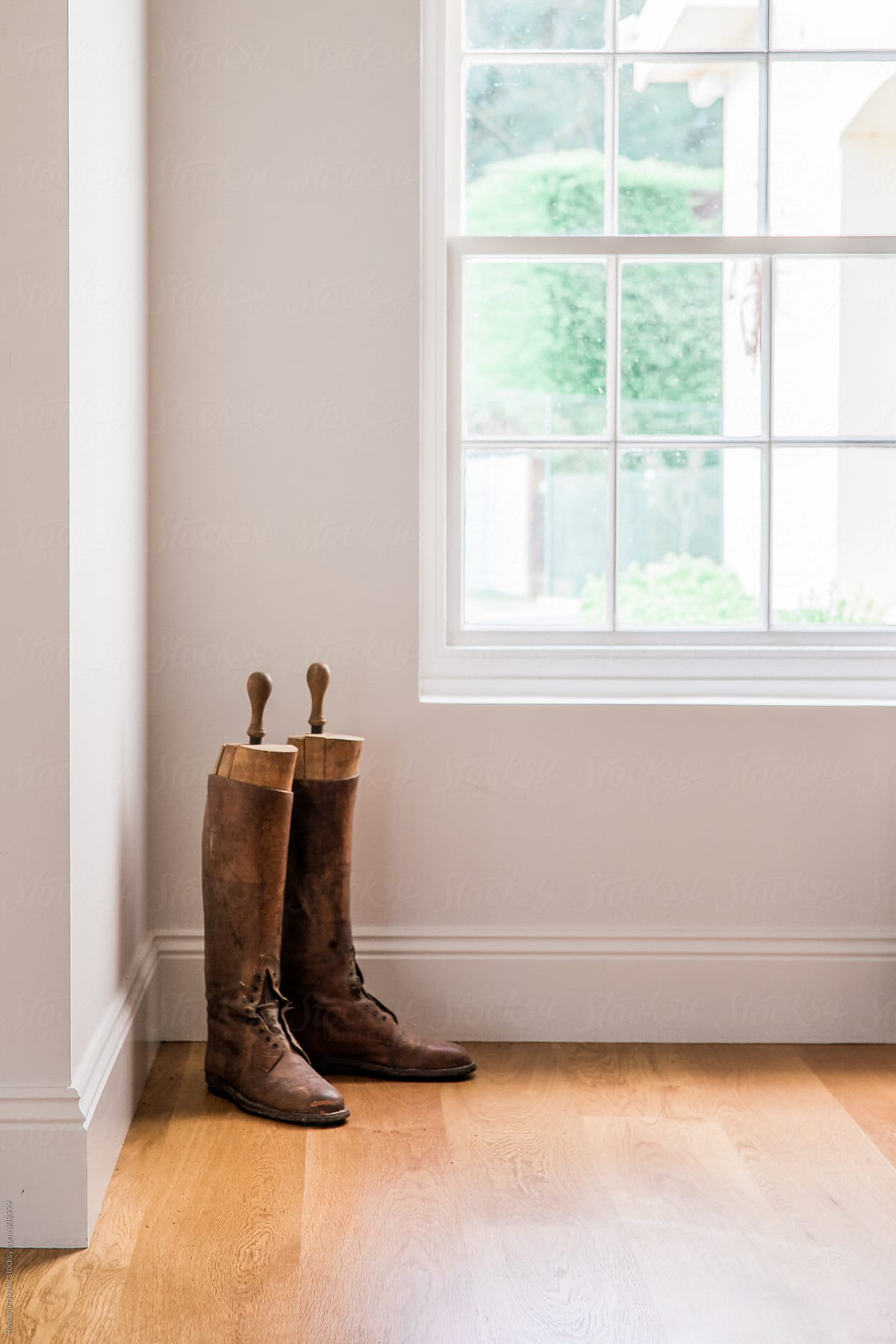 "Old Farm Boots In Hallway" by Stocksy Contributor "Rowena Naylor ...