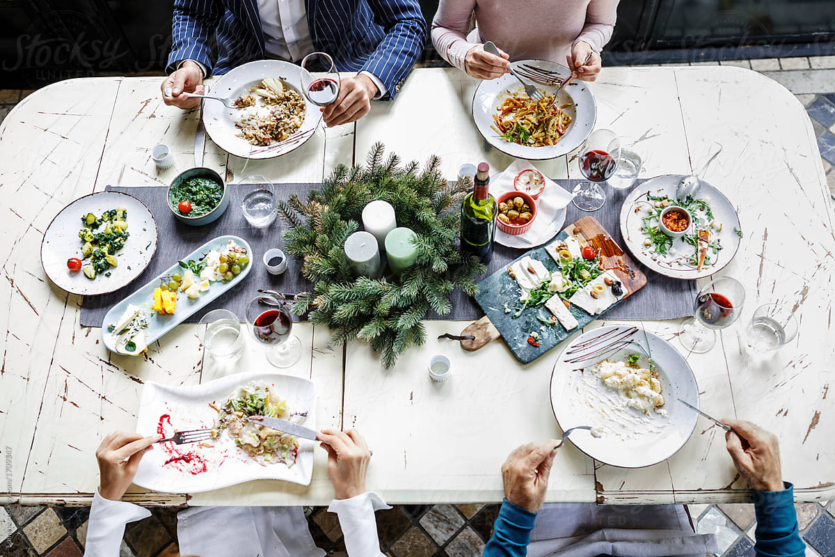 "People Eating Vegetarian Food" by Stocksy Contributor "Lumina" - Stocksy