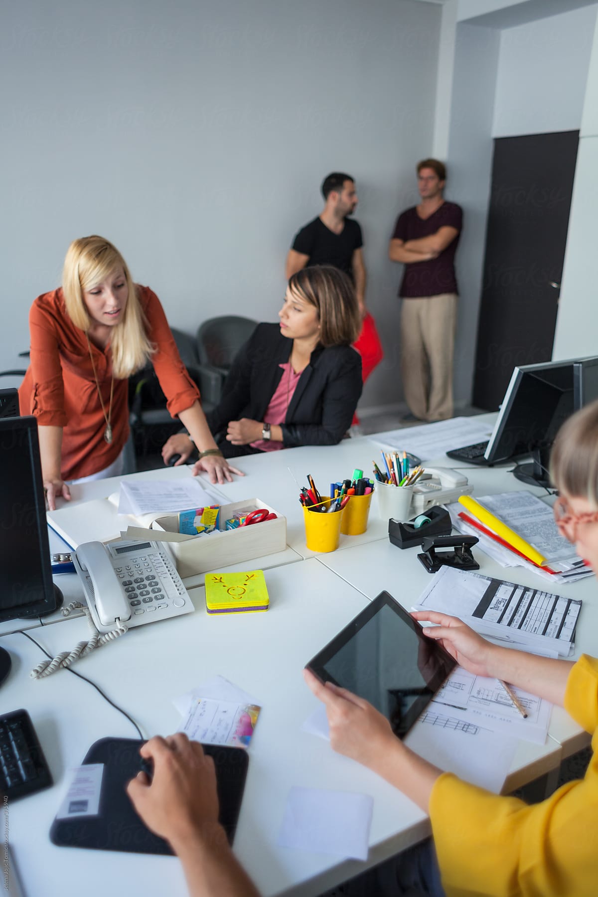 "Business Day At The Office" by Stocksy Contributor "Jelena Jojic Tomic ...