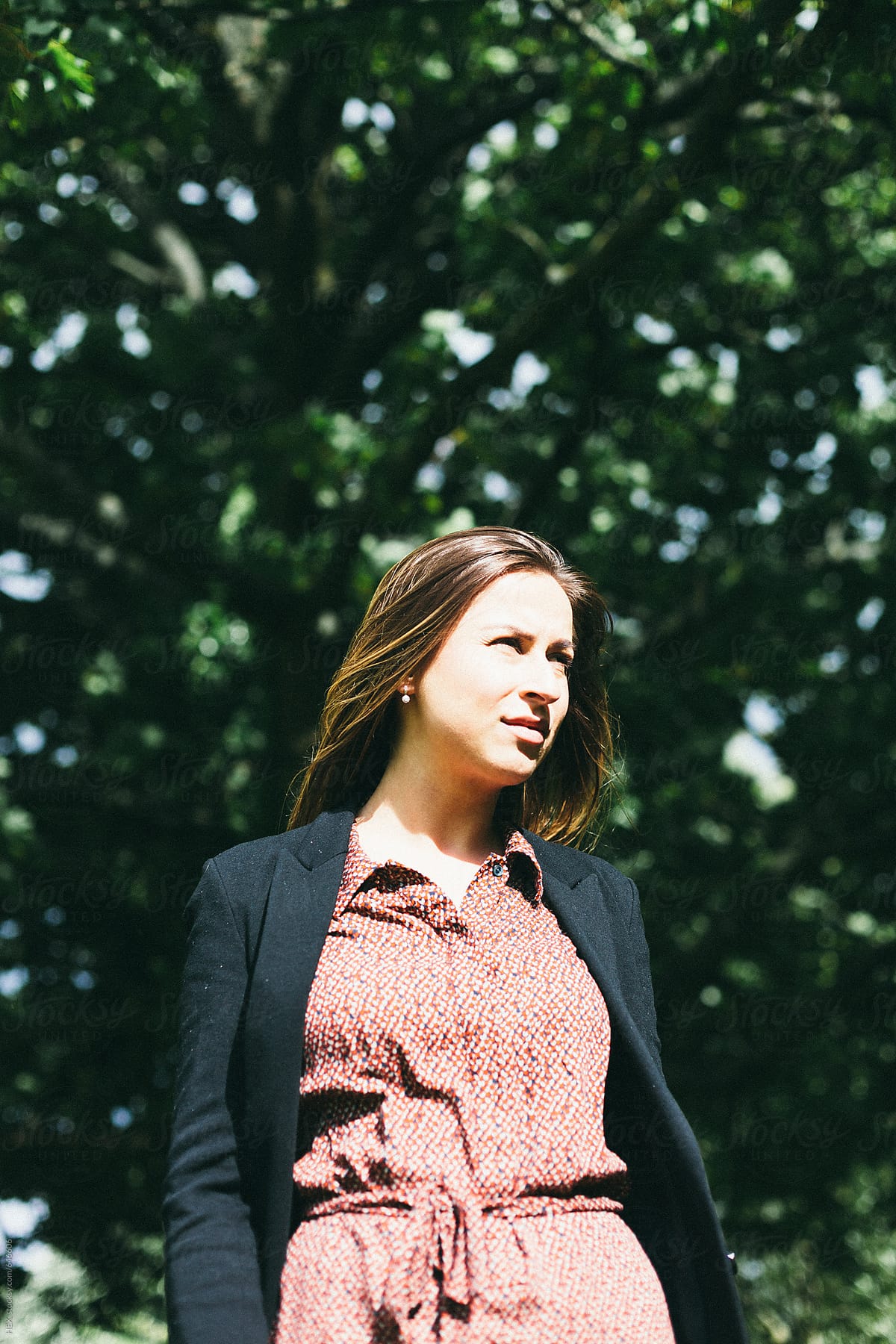 "Woman Portrait In Front Of A Tree" by Stocksy Contributor "Mattia ...