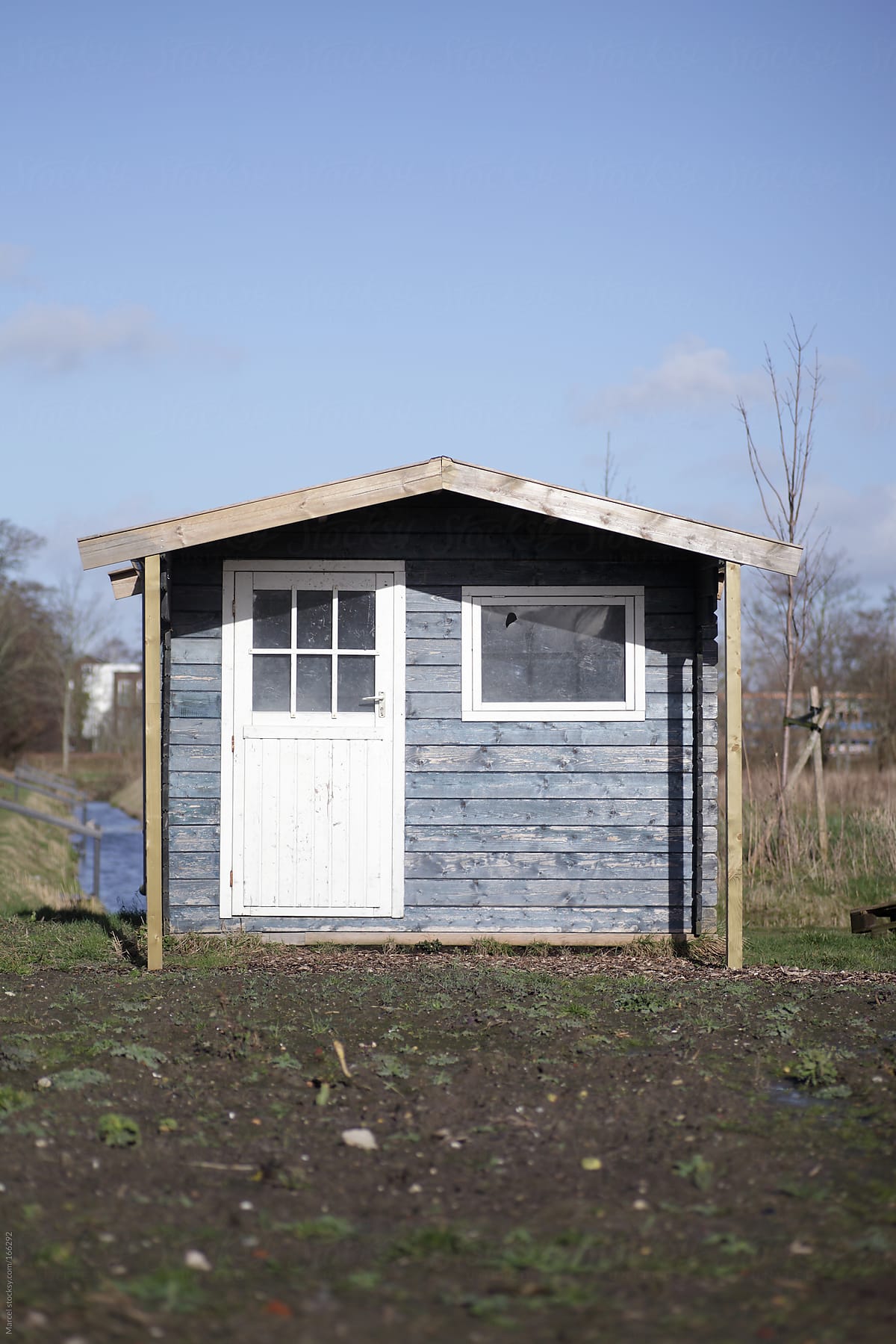 "Garden Shed On A Vegetable Garden" by Stocksy Contributor "Marcel ...