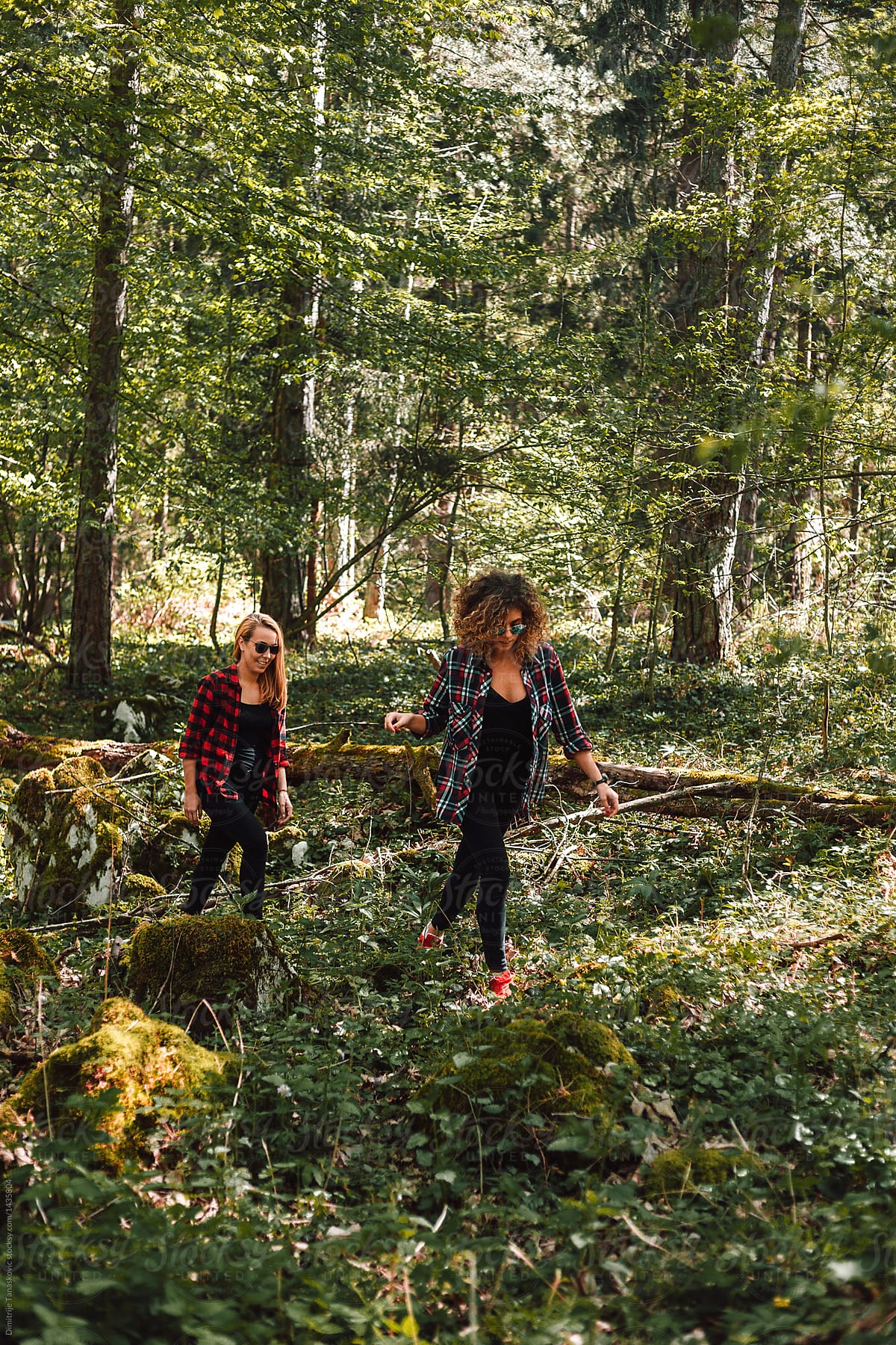 "Women In Walk Trough The Forest." by Stocksy Contributor "Dimitrije ...