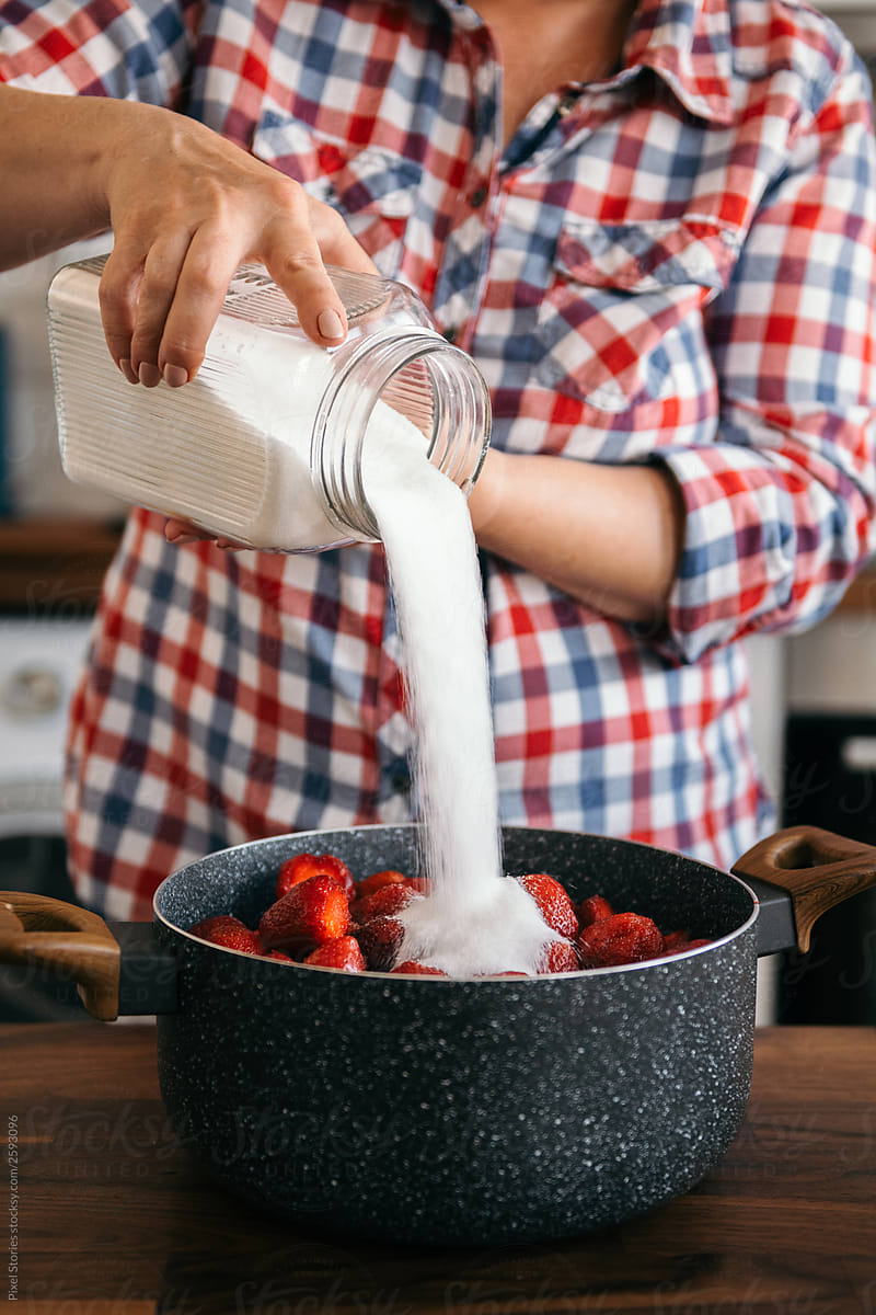 "Adult Woman Preparing Strawberry Jam" by Stocksy Contributor "Sibila ...