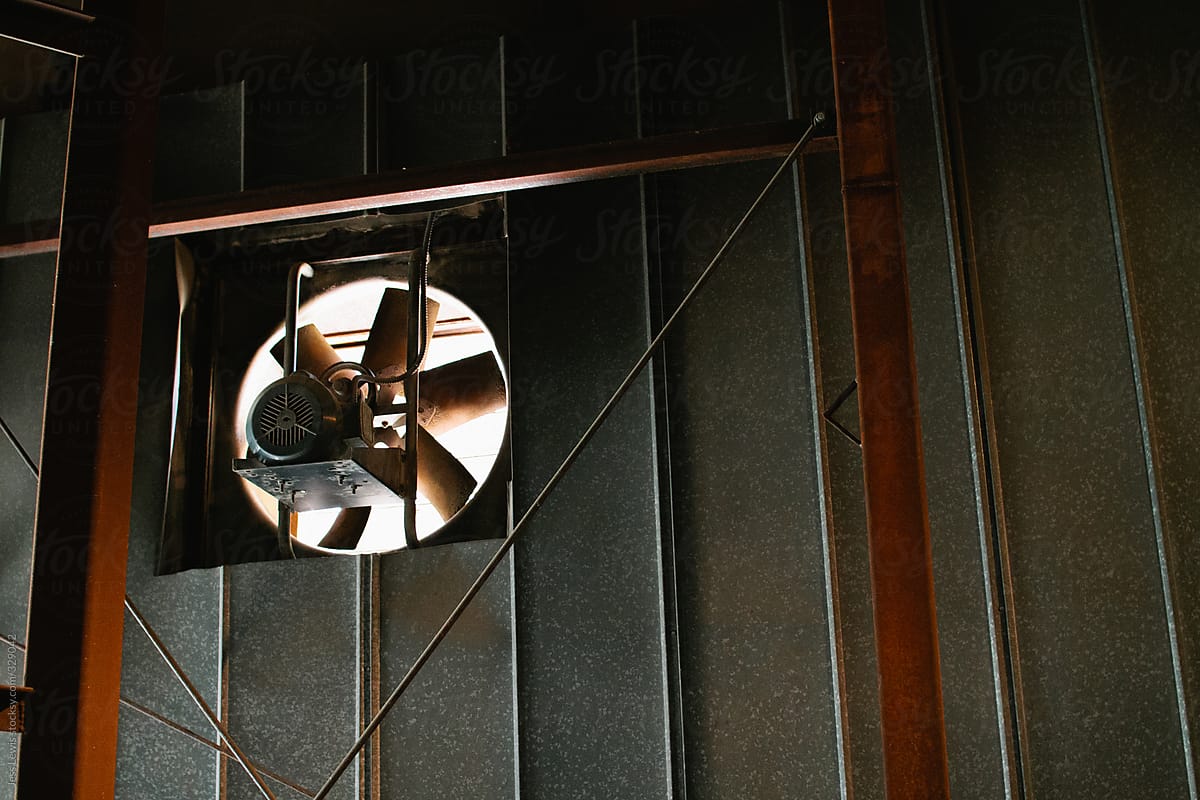 "Industrial Fan On Side Of Building" by Stocksy Contributor "Jess Lewis ...