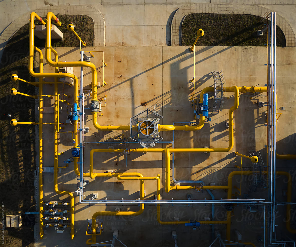 "Natural Gas Compressor Station" by Stocksy Contributor "MEM Studio ...