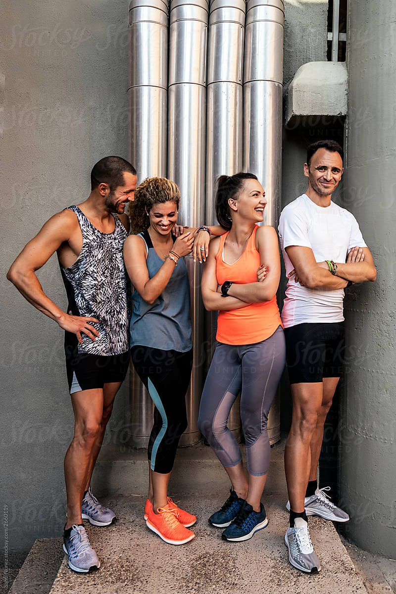 "Athletes Running In The Street" by Stocksy Contributor "Santi Nuñez ...