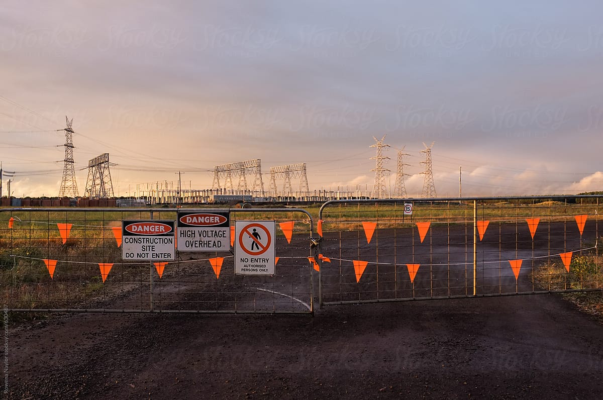 "Large Power Station In Country" by Stocksy Contributor "Rowena Naylor ...