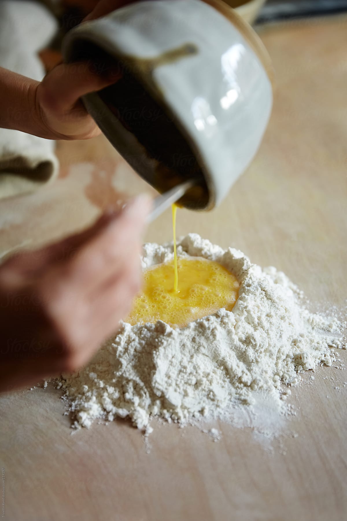 "Woman Making Homemade Pasta In Her Kitchen" by Stocksy Contributor ...