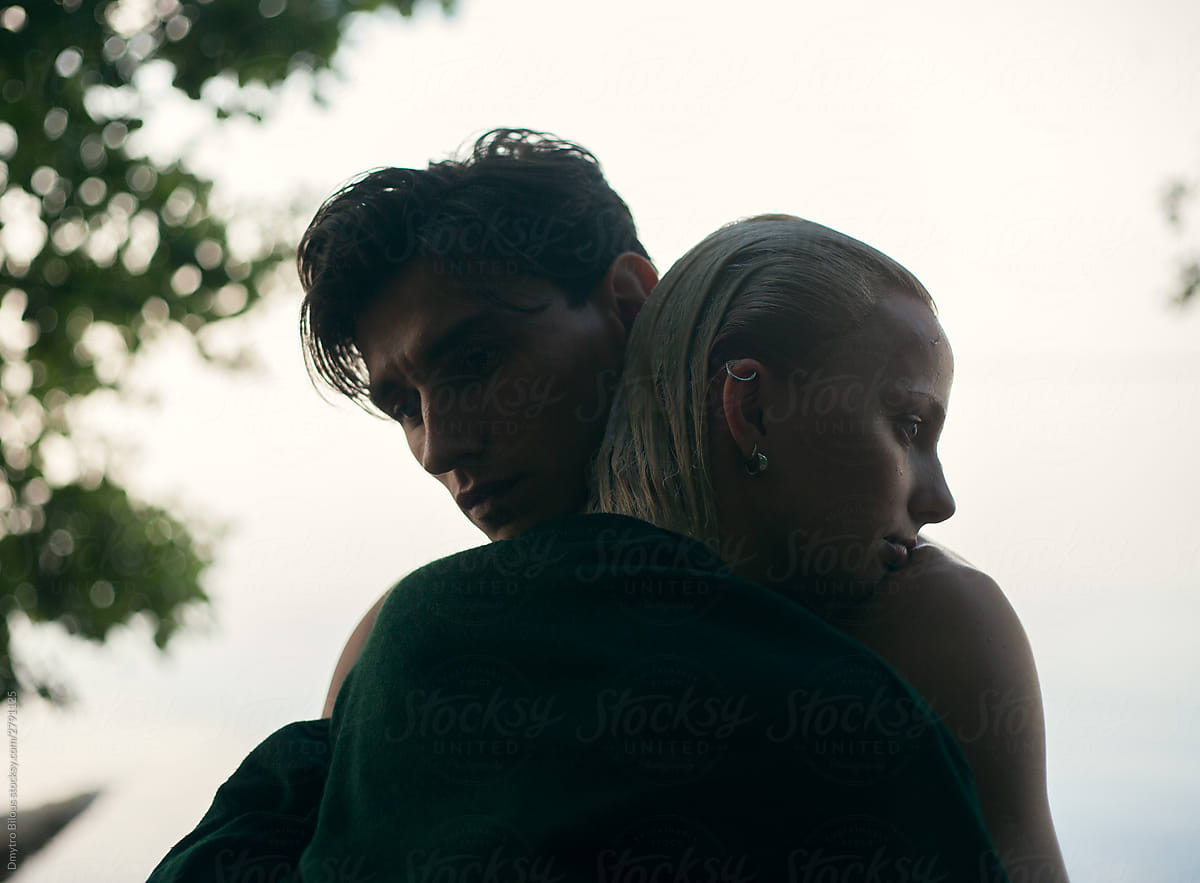 "Portrait Of A Girl And A Guy Cuddling" by Stocksy Contributor "Demetr ...