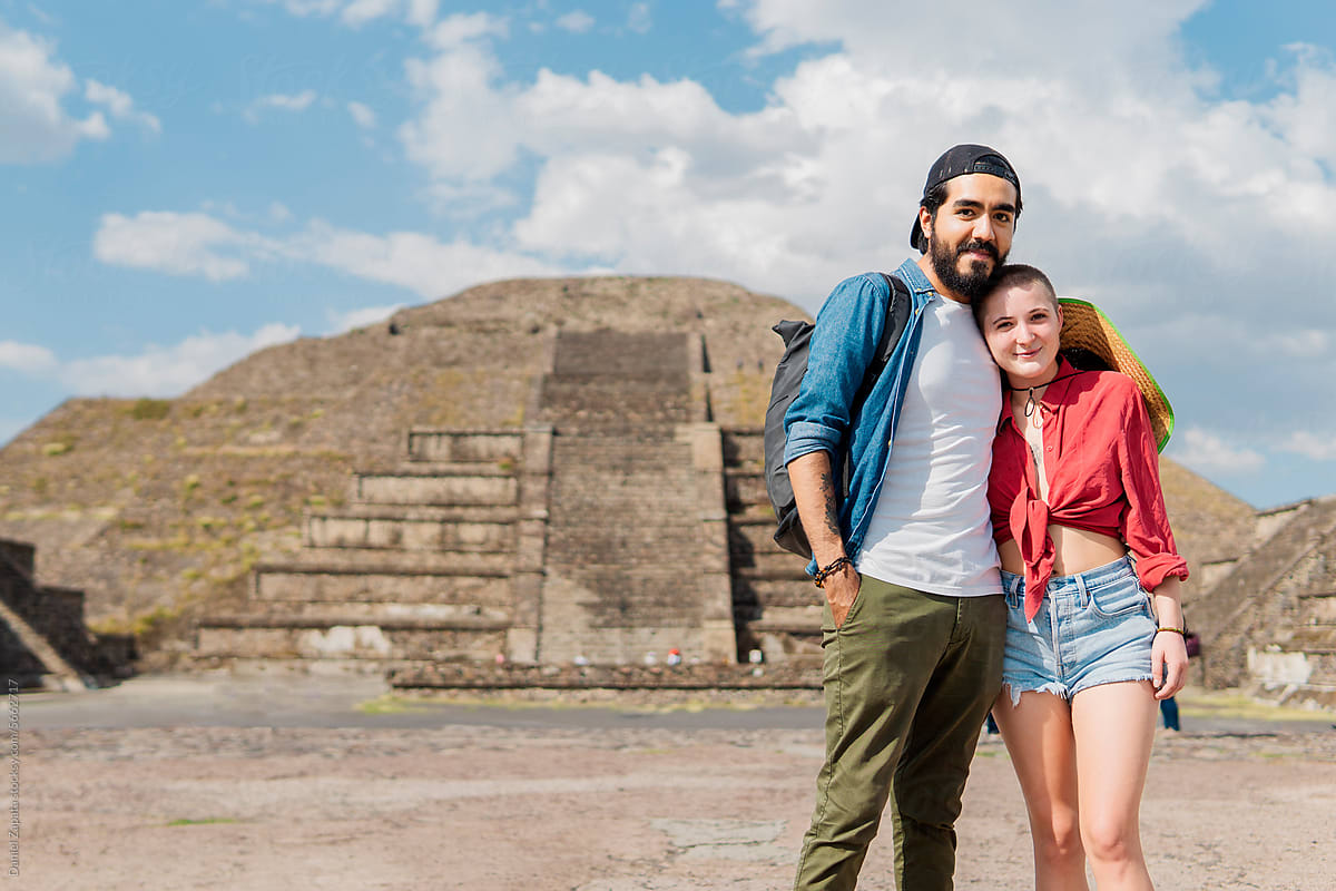"Tourists Traveling And Posing For A Photo." by Stocksy Contributor ...
