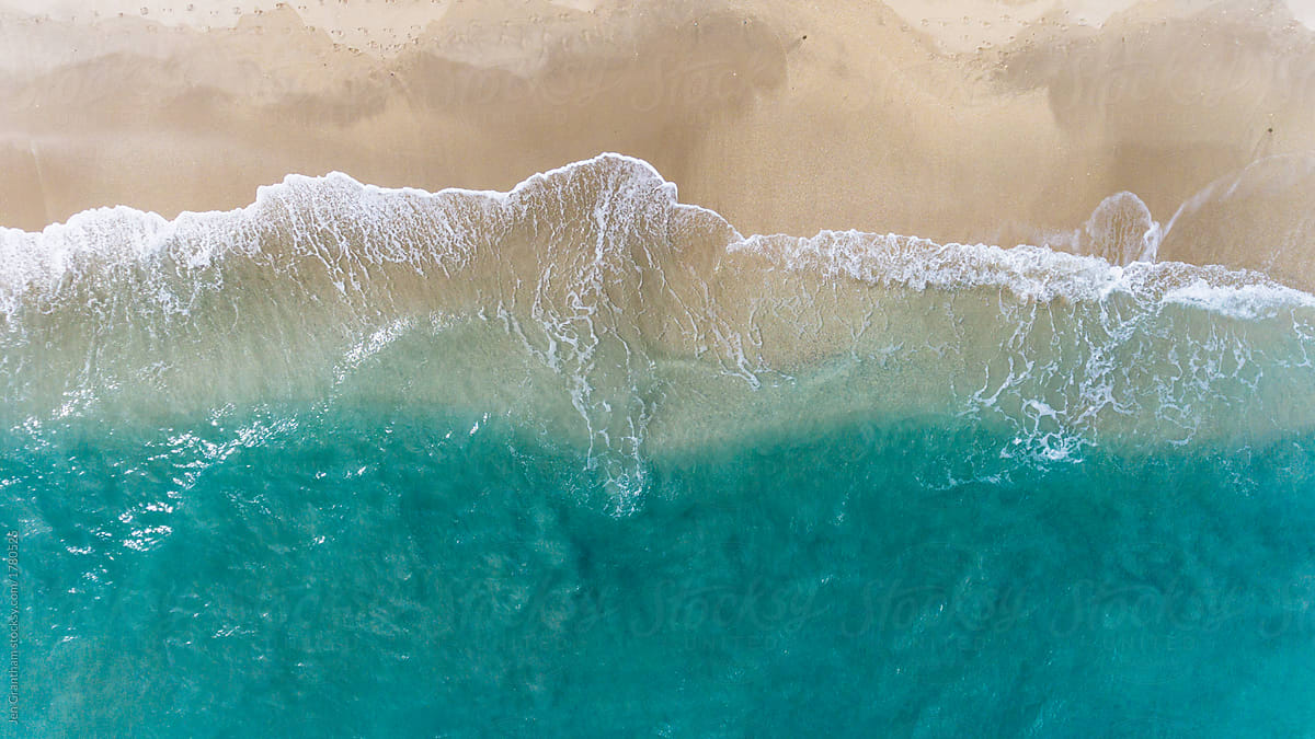 "Aerial View Of The Ocean" by Stocksy Contributor "Jen Grantham" - Stocksy