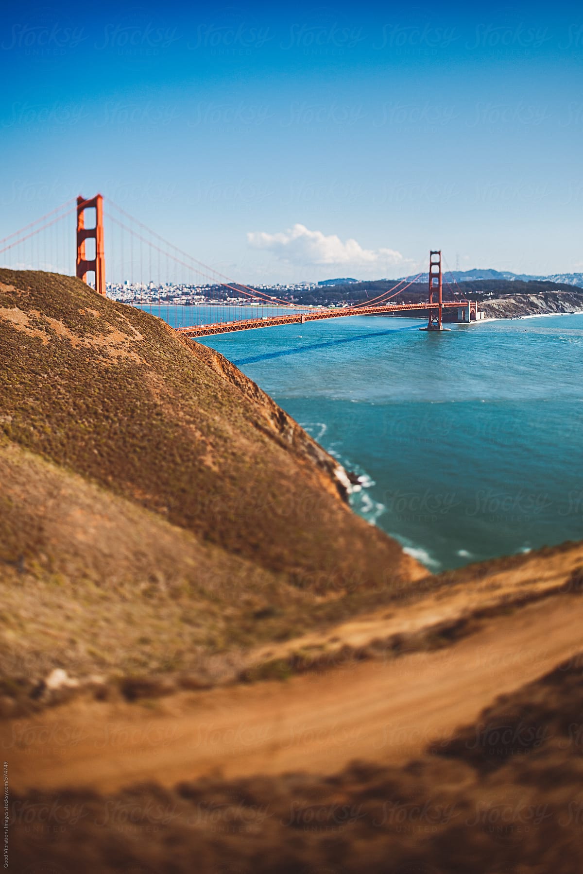Golden Gate Bridge At Supermoon Night Royalty Free Stock Golden Gate ...