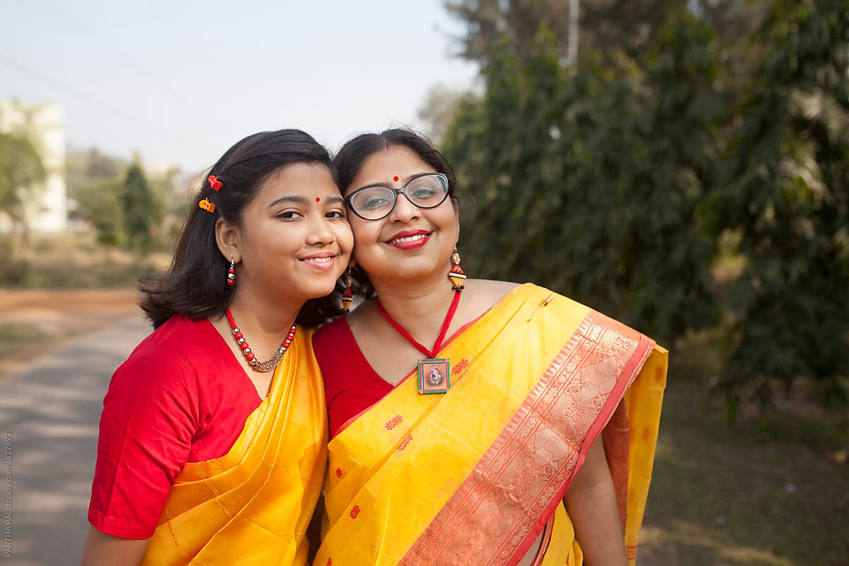 Mother And Daughter Wearing Traditional Dress By Stocksy Contributor Mother And Daughter Wearing Traditional Dress By Stocksy Contributor