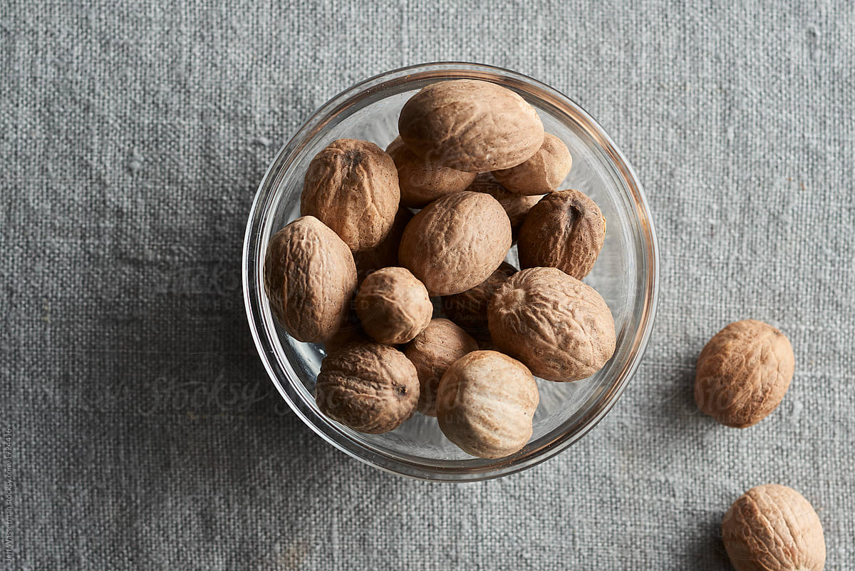 "Nutmeg In Bowl" by Stocksy Contributor "Jeff Wasserman" - Stocksy