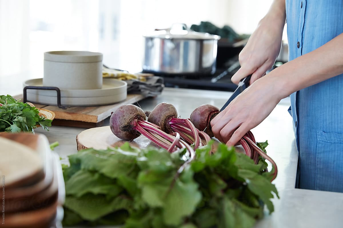 "Closeup Of Woman Cooking Dinner In Kitchen" by Stocksy Contributor ...