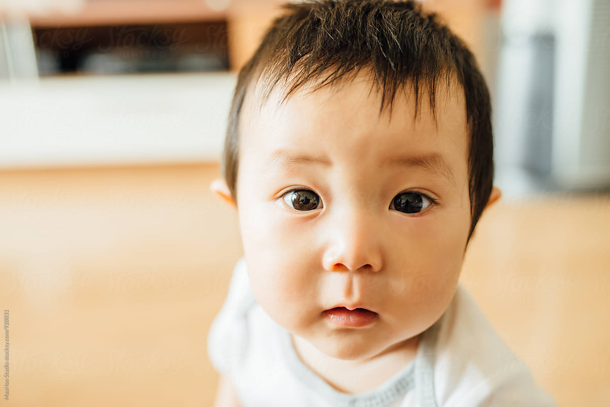 "Portrait Of Chinese Baby Boy" by Stocksy Contributor "MaaHoo" - Stocksy