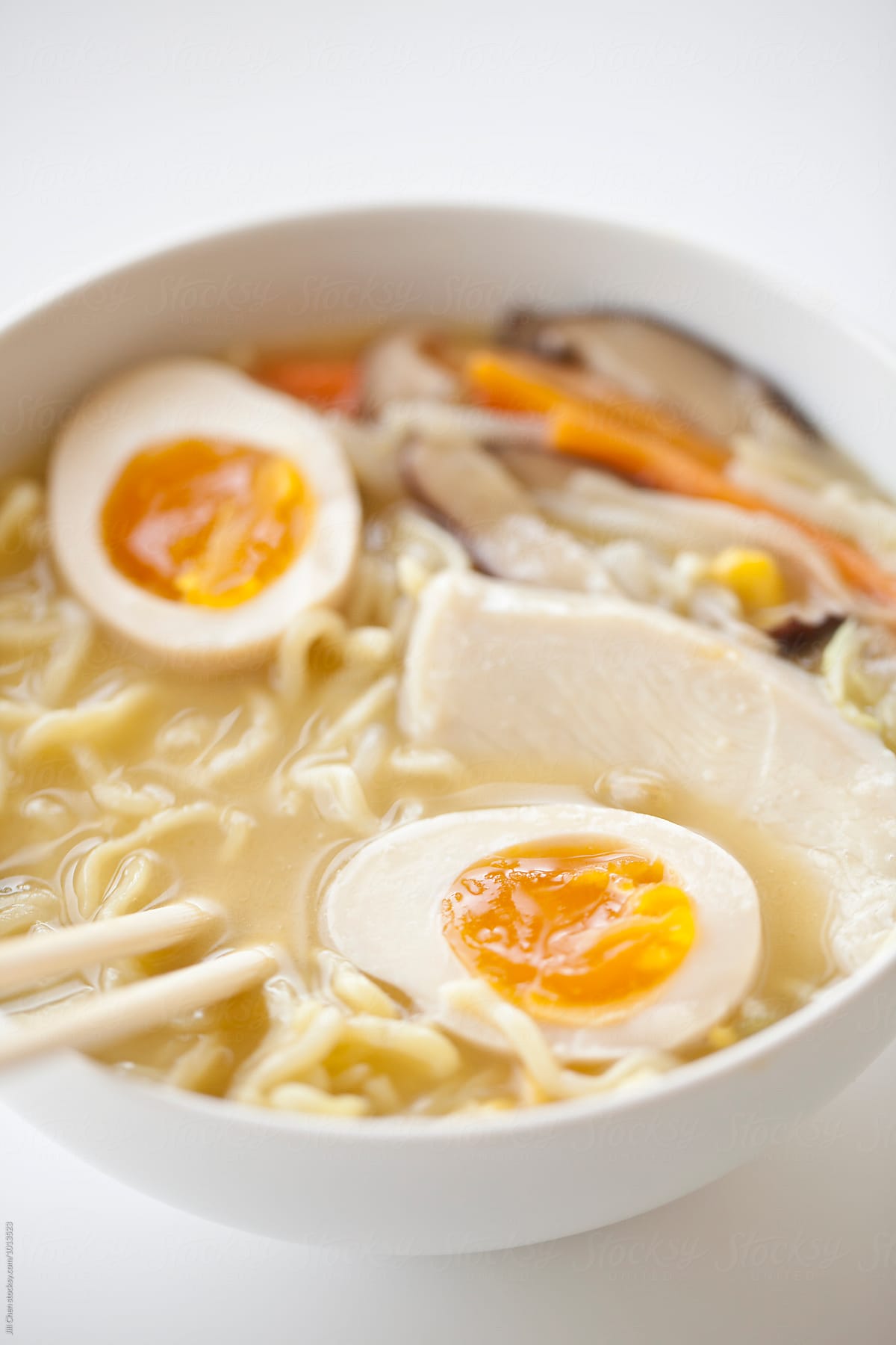 "Ramen Noodle Soup With Seasoned Egg" by Stocksy Contributor "Jill Chen ...