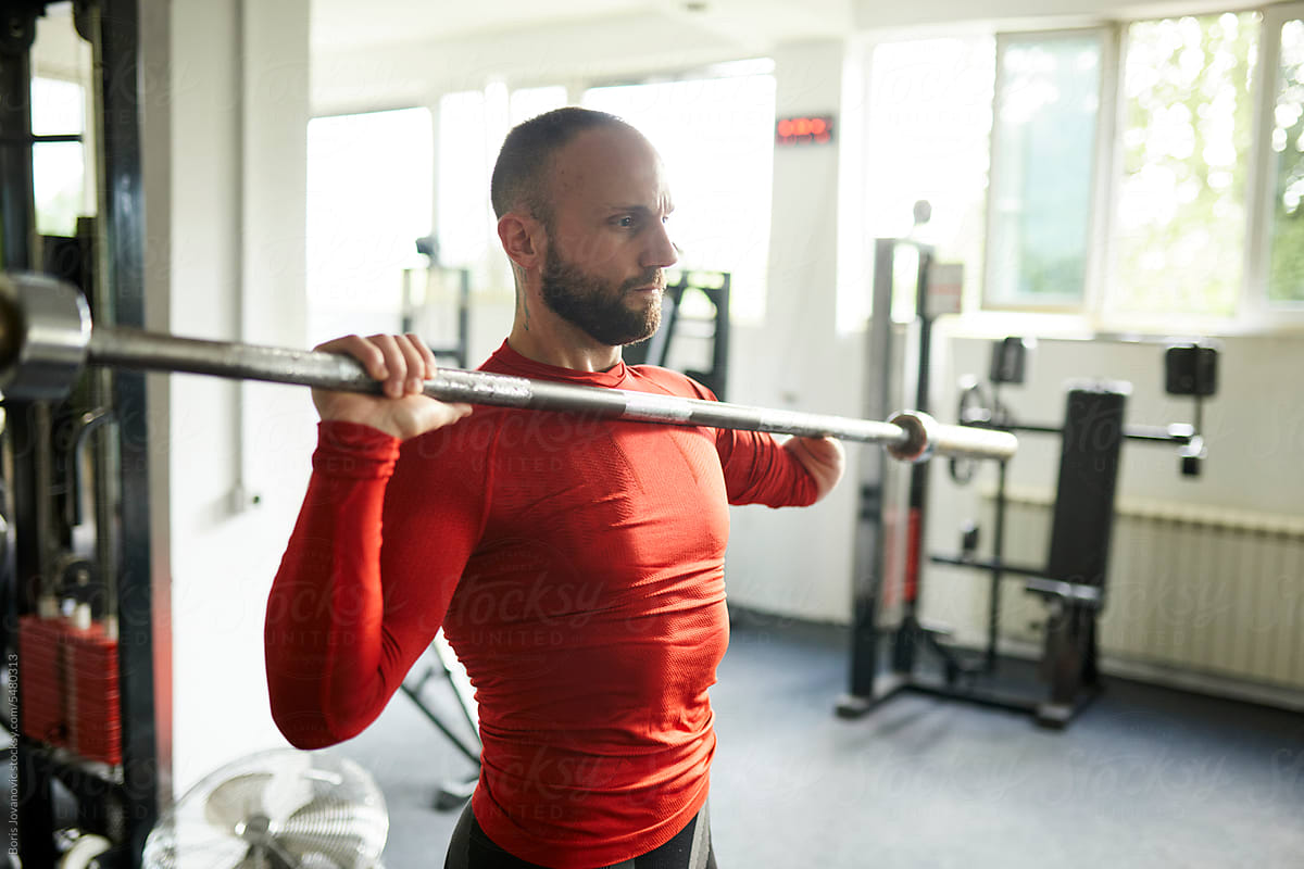 "Portrait Of A Disabled Athlete Working Out At The Gym" by Stocksy ...