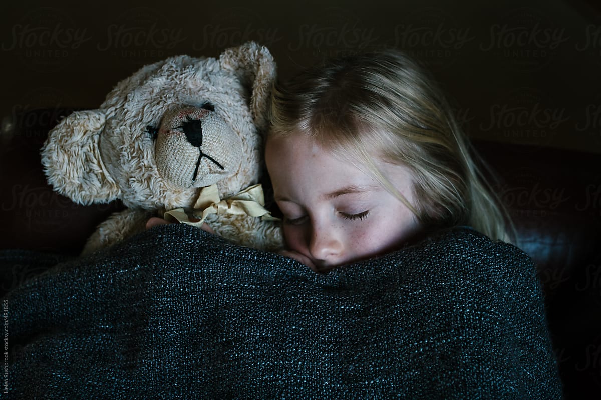 "A Little Girl And Her Teddy Bear" by Stocksy Contributor "Helen ...
