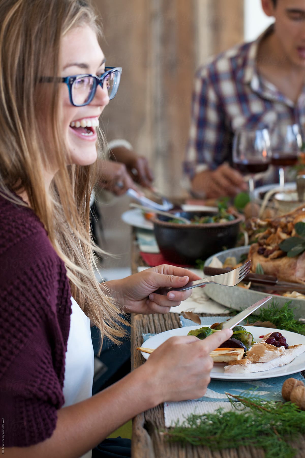 "Festive Dinner Party" by Stocksy Contributor "Jill Chen" - Stocksy