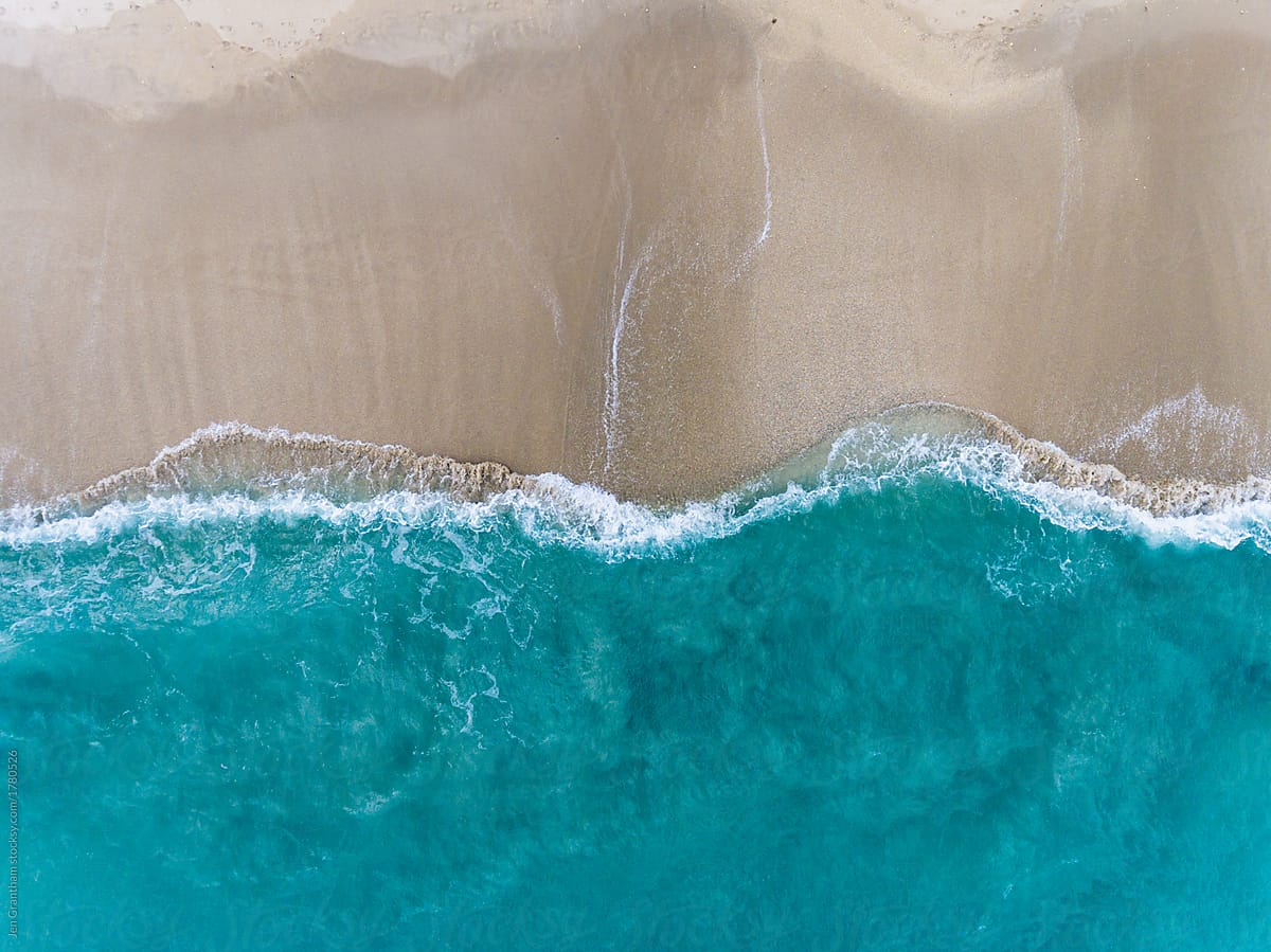 "Aerial View Of The Ocean" by Stocksy Contributor "Jen Grantham" - Stocksy