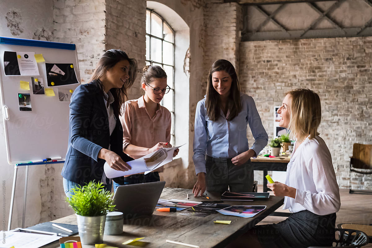 "Creative Team At Work In A Modern Space" by Stocksy Contributor ...