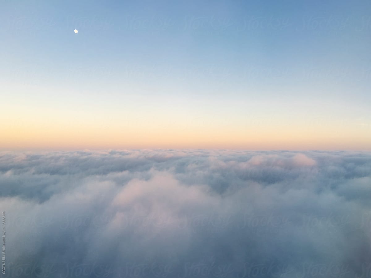 "Cloud Landscape From The Air" by Stocksy Contributor "CACTUS Creative ...