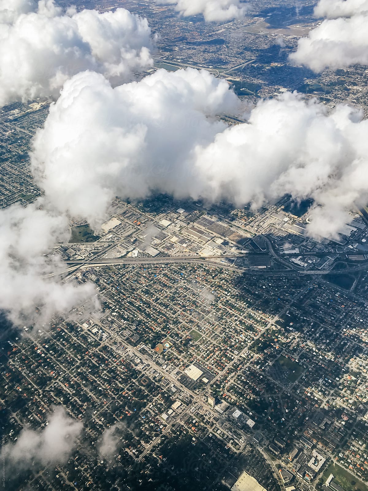 "Flying Over Miami, Florida" by Stocksy Contributor "Jen Grantham ...