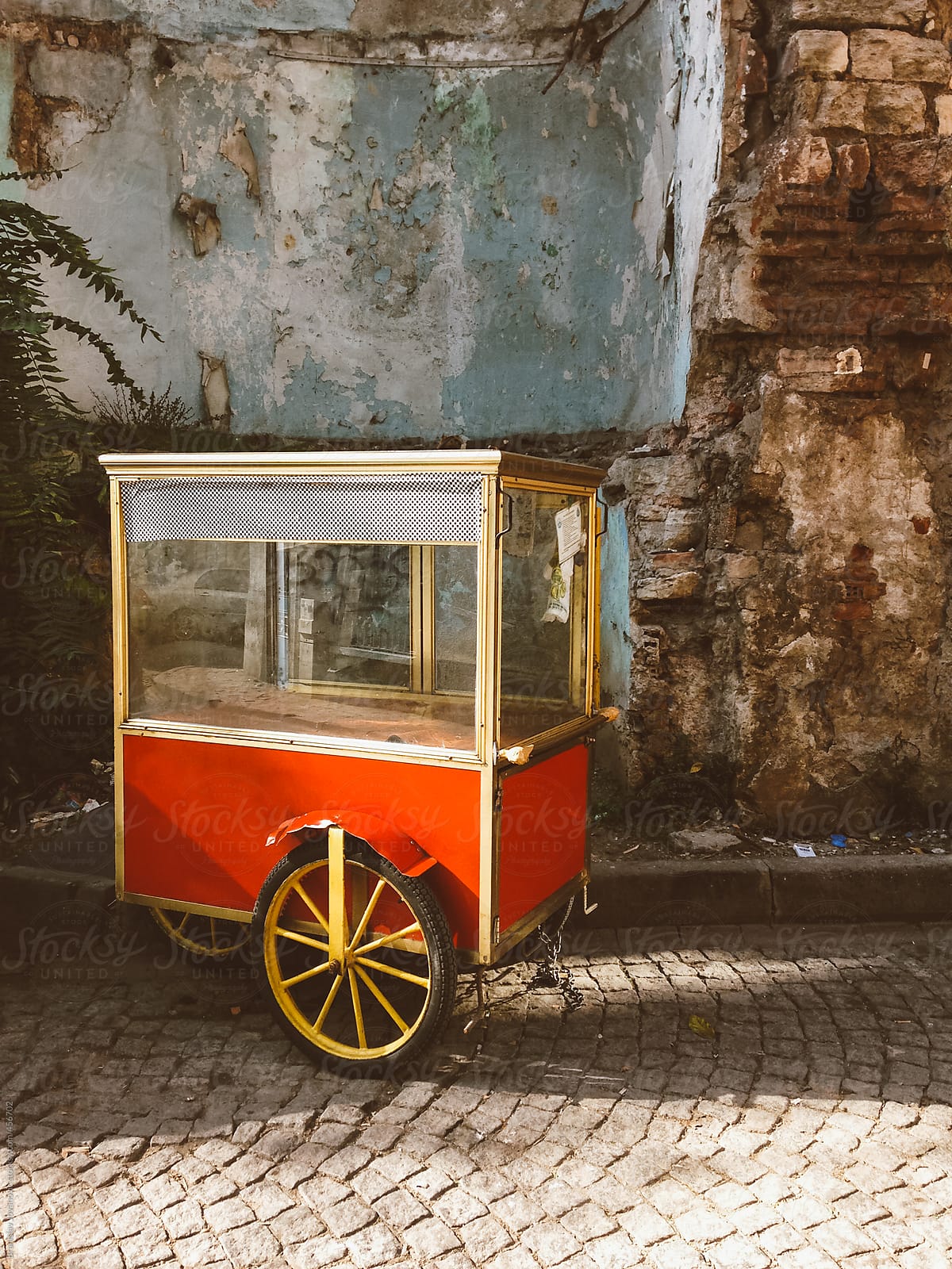 "Old Popcorn Stand On The Street" by Stocksy Contributor "B Krokodil ...