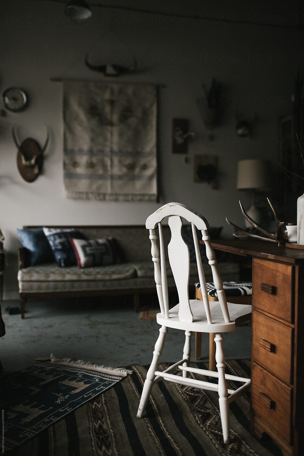 "Interior Of Vintage Shop With Furniture And Plants" by Stocksy ...