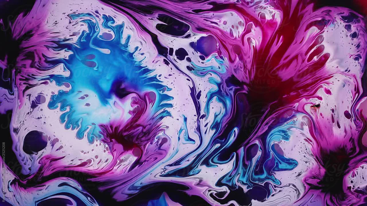 "Swirly Galaxy Abstract Liquid Background" by Stocksy Contributor ...